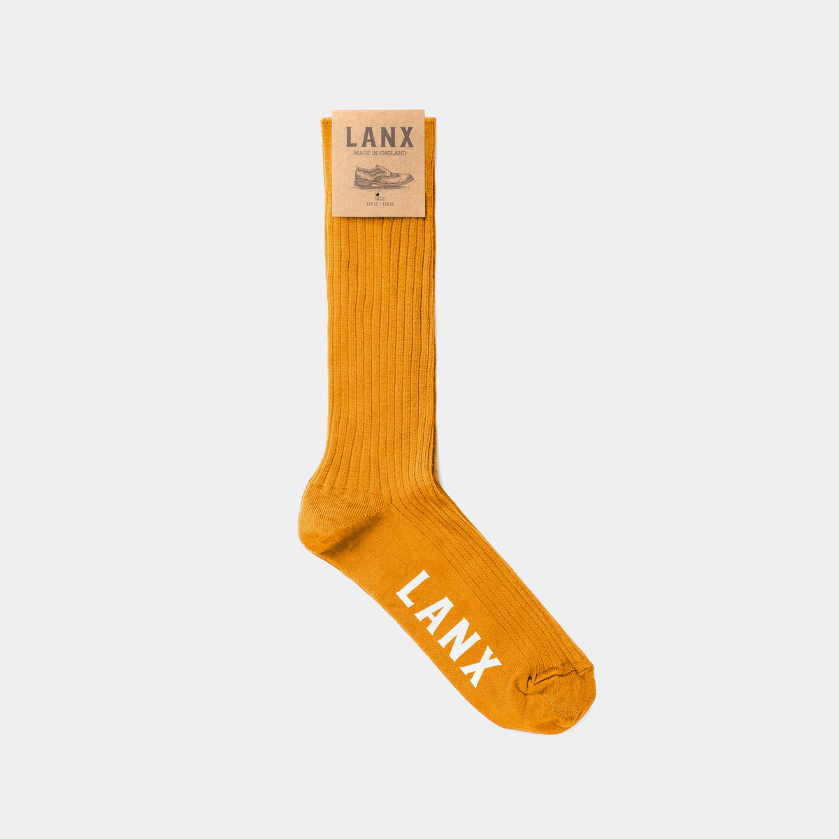 Dress Sock - Gold - Made in England - Lanx