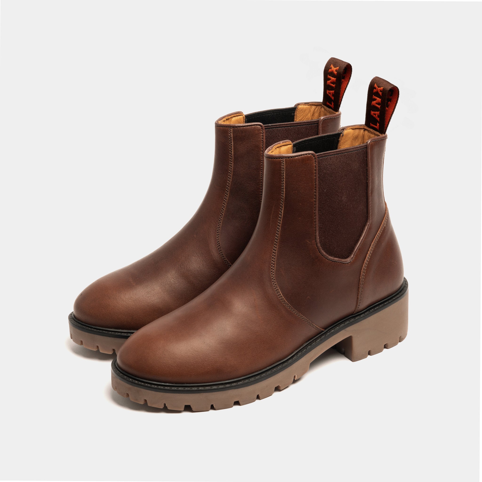 Women's - Tan - Brown - Leather - Chelsea Boots – LANX