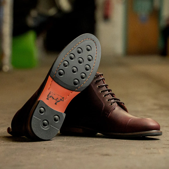Men's - Tasker - Oxblood - Leather - Chelsea Boots – LANX